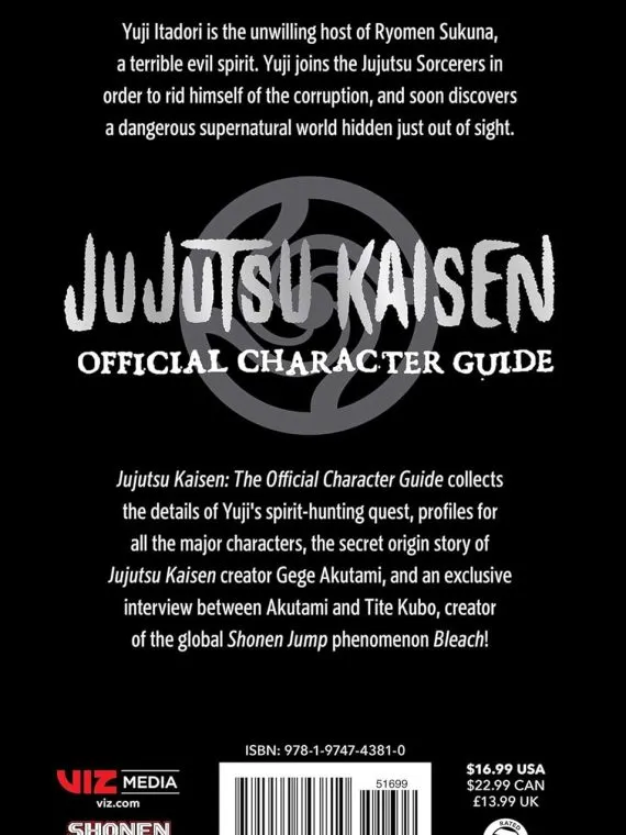 Jujutsu Kaisen: The Official Character Guide - Animex